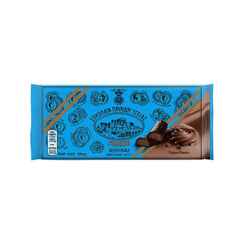 Παυλίδης Σοκολάτα Υγείας Κρέμα Κακάο 100g Delivery | Παράγγειλε ...