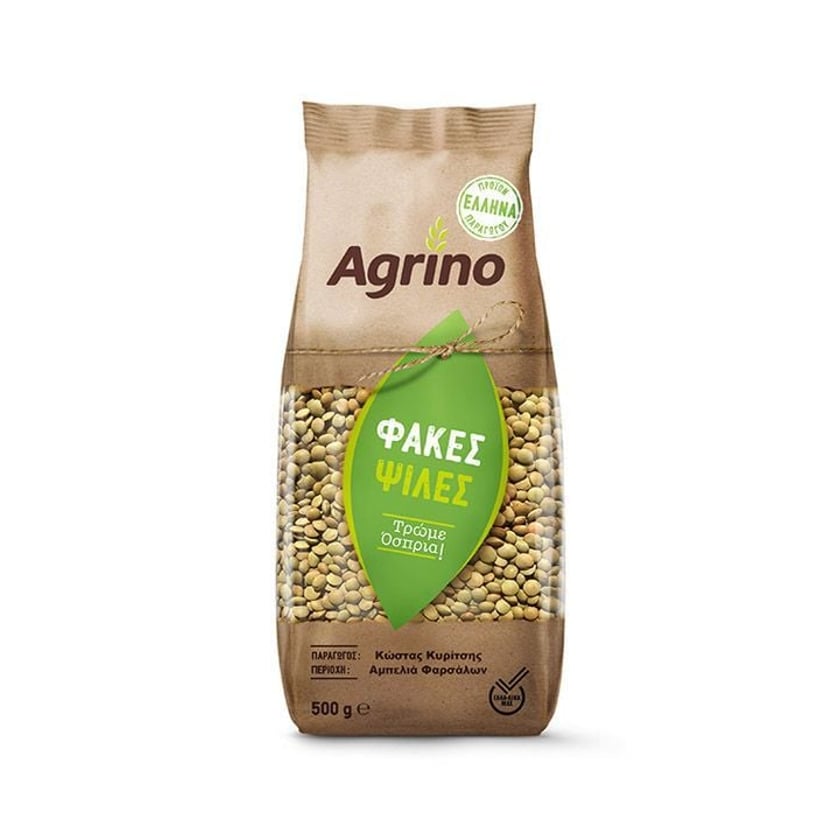 Agrino Φακές Ψιλές Φαρσάλων 500g Delivery | Παράγγειλε Agrino Φακές ...