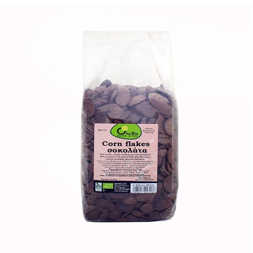 Όλα Bio Corn Flakes Σοκολάτα 250g Delivery | Παράγγειλε Όλα Bio Corn ...