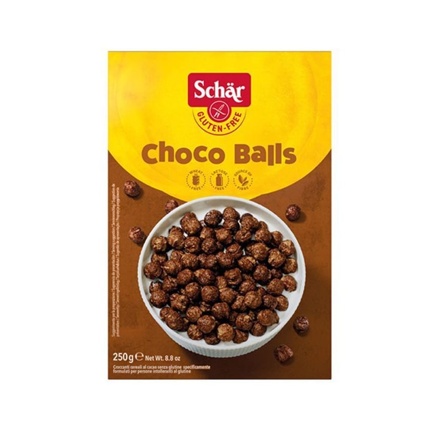 Schar Choco Balls Δημητριακά με Σοκολάτα Χωρίς Γλουτένη 250g Delivery ...