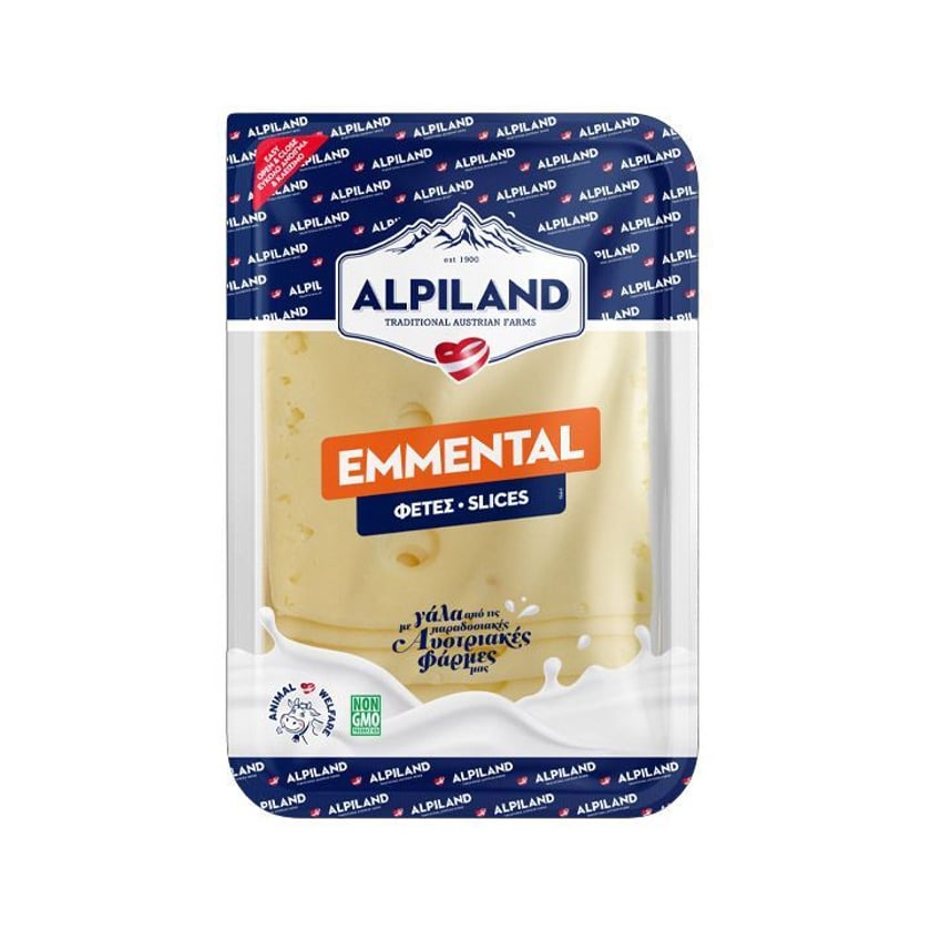 Alpiland Emmental Αυστρίας σε Φέτες 200g Delivery | Παράγγειλε Alpiland ...