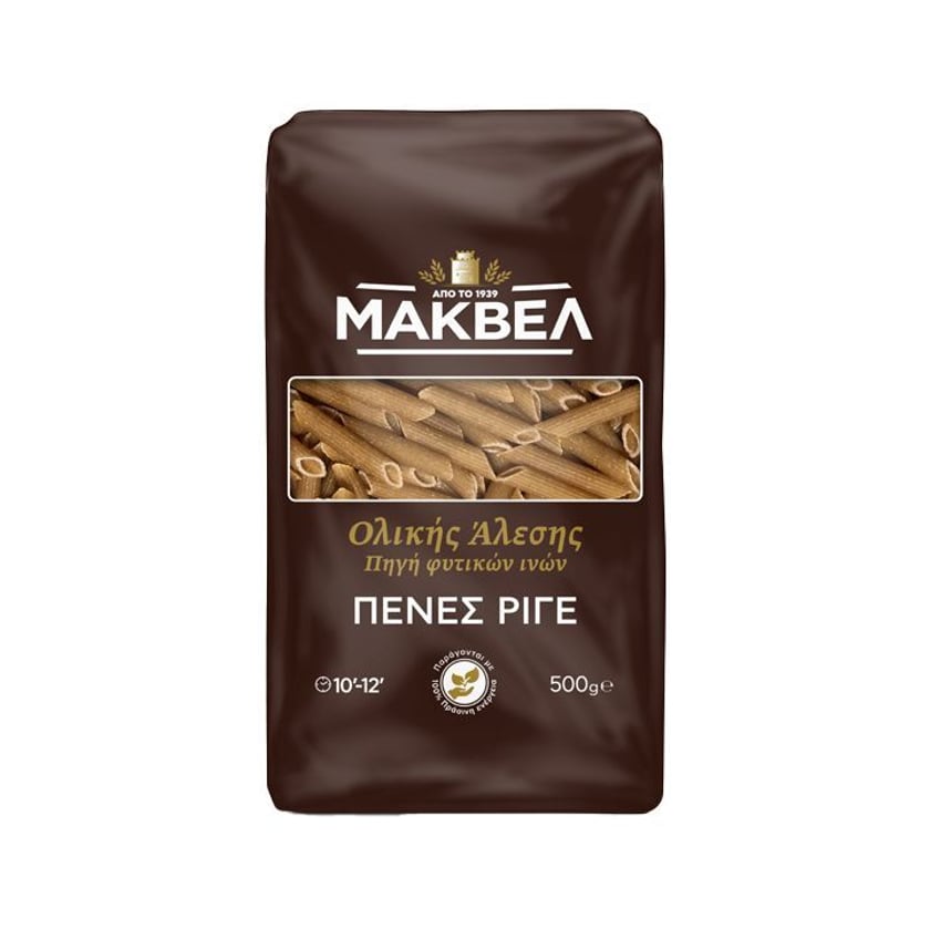 Μάκβελ Πέννες Ριγέ Ολικής Άλεσης 500g Delivery | Παράγγειλε Μάκβελ ...