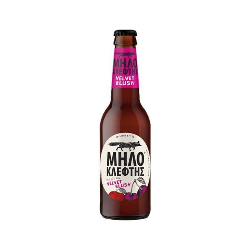 Μηλοκλέφτης Μηλίτης Velvet Blush Φιάλη 330ml Delivery | Παράγγειλε ...