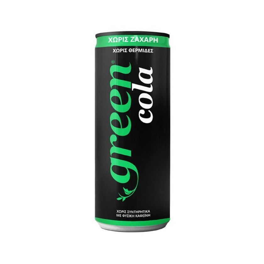 Green Cola Χωρίς Ζάχαρη 330ml Delivery | Παράγγειλε Green Cola Χωρίς ...