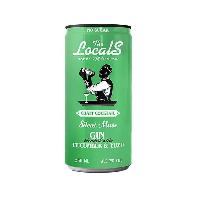 The Locals Silent Muse Gin Blended with Cucumber & Yuzu Χωρίς Ζάχαρη ...