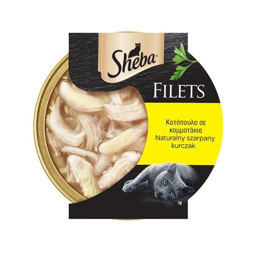 Sheba Filets Υγρή Τροφή για Γάτες Κοτόπουλο 60g Delivery | Παράγγειλε ...