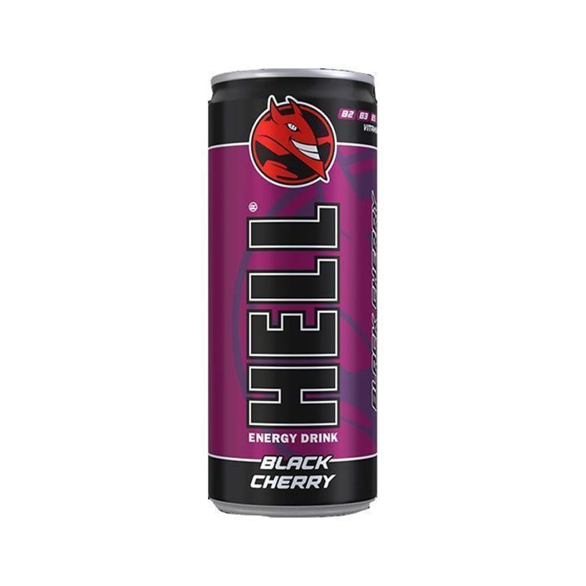 Hell Energy Drink Black Cherry 500ml Delivery | Παράγγειλε Hell Energy Drink Black Cherry 500ml ...